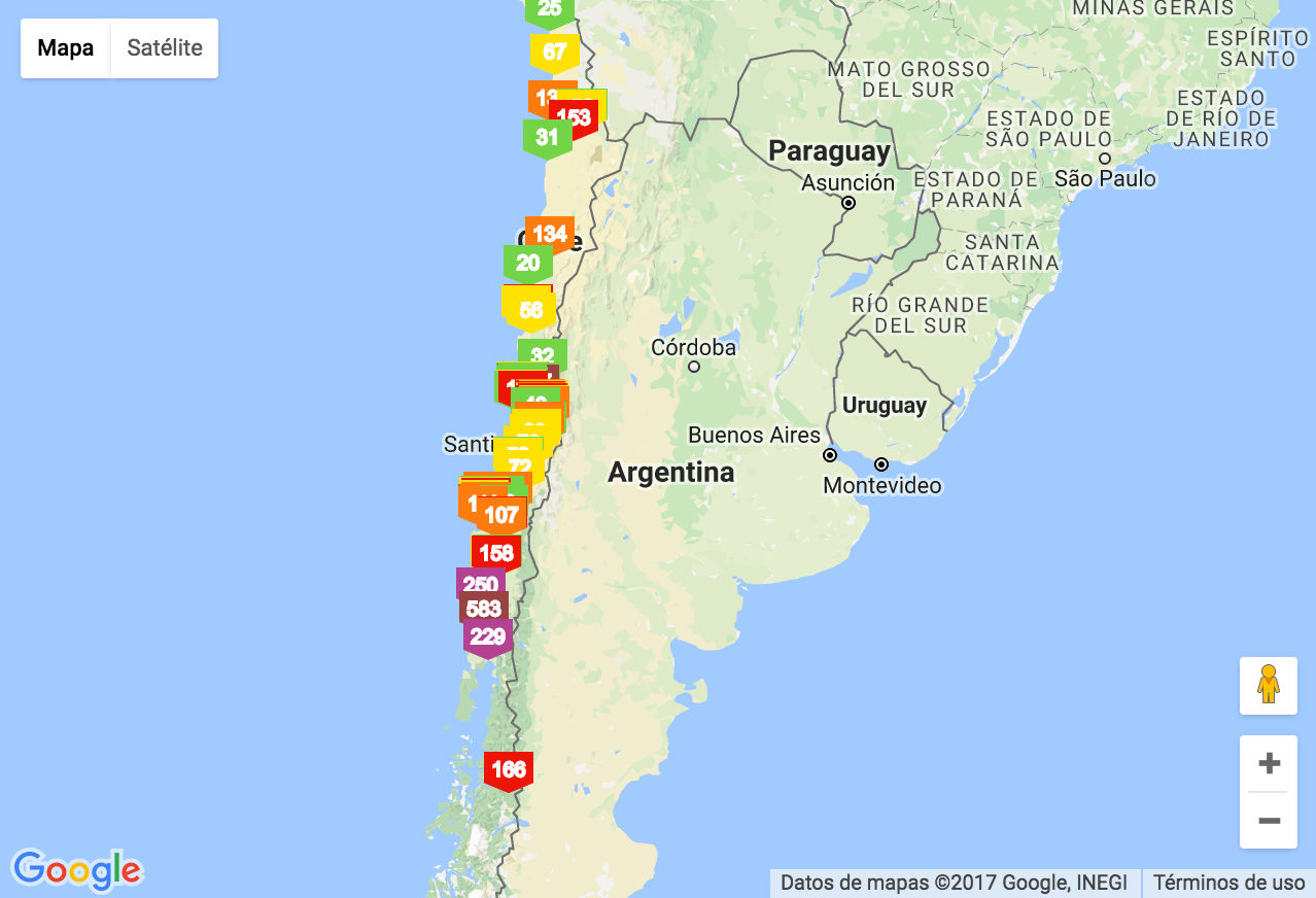 Conoce la calidad del aire en Chile – MasknGo